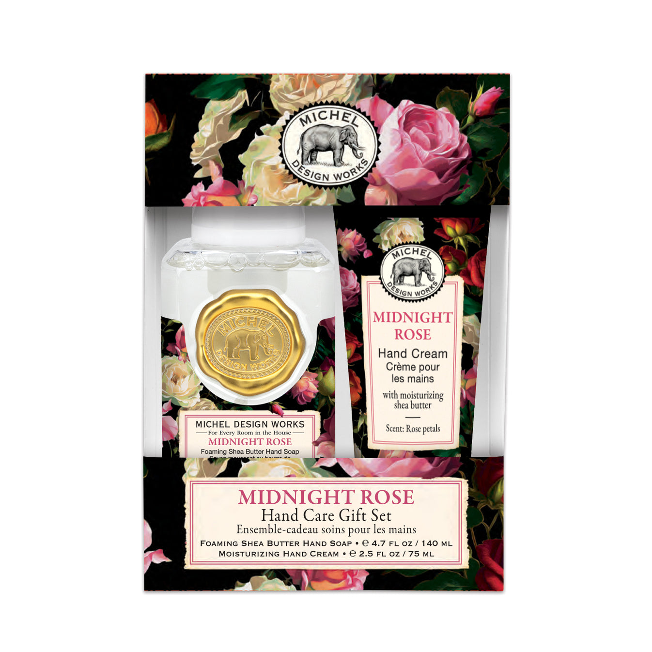 Midnight Rose Gavesæt - Skumsæbe & Håndcreme | Michel Design Works ...